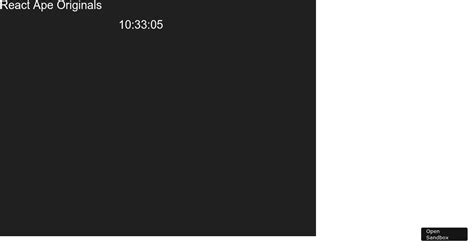 React Ape ListView Demo Forked Codesandbox