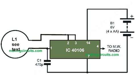 Metal Detector Circuit Using A Single Ic Making Easy Circuits