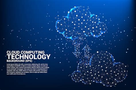 Premium Vector Data Transfer With Cloud Computing Network Concept