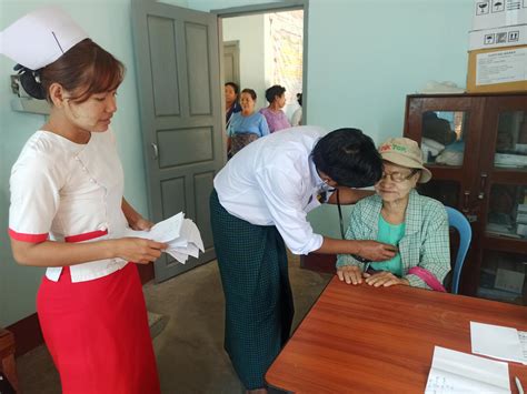 ထန်းတပင်မြို့နယ်၌ သွေးတိုး၊ ဆီးချို ရောဂါဝေဒနာရှင်များအတွက် ကျန်းမာရေးစောင့်ရှောက်မှုများ ဆောင်ရ