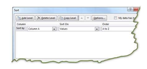 Vba Sort Data Ascending Order Excel Example Macro Code