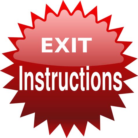 Red Exit Button Clip Art At Clker Com Vector Clip Art Online Royalty Free Public Domain