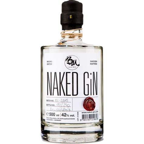Naked Gin Small Batch Deutschland L Sprit Schleuder