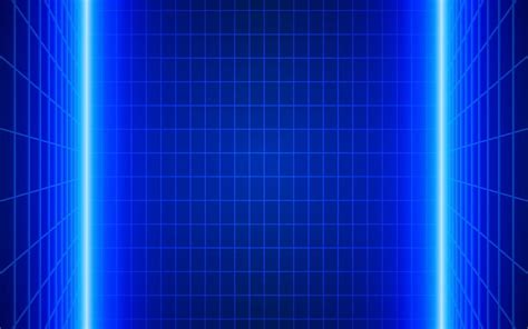 Futuristic Technological Grid Background Digital Futurist Cyber Space Design Cyberpunk