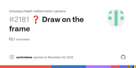 Draw On The Frame · Issue 2181 · Mrousavyreact Native Vision Camera
