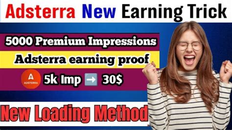 Adsterra Earning Trick Adsterra Cpm Secrete Trick Earn Money From Adsterra Youtube