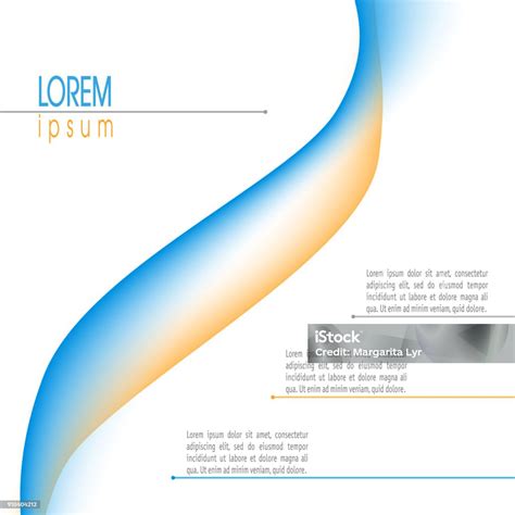 추상 파 블루와 오렌지와 함께 서식 파일입니다 최소한의 벡터 배경입니다 도 서 브로셔 잡지 포스터 전단지 전단지 프레 젠 테이 션 Infographic 웹 페이지에 대 한