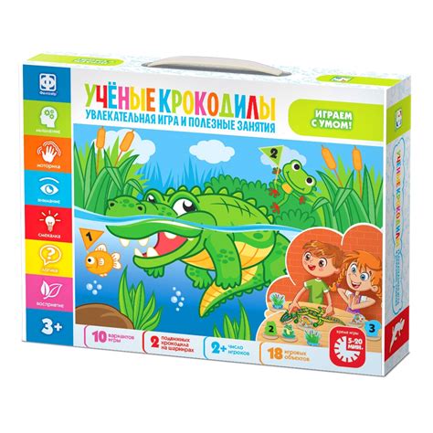 Игра настольная "Фантазер" Ученые крокодилы 830301 купить за 399,00 ₽ в ...