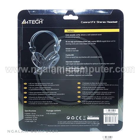 Semua Produk Headseat A4tech Hs 30 Stereo Headseat • Toko Komputer