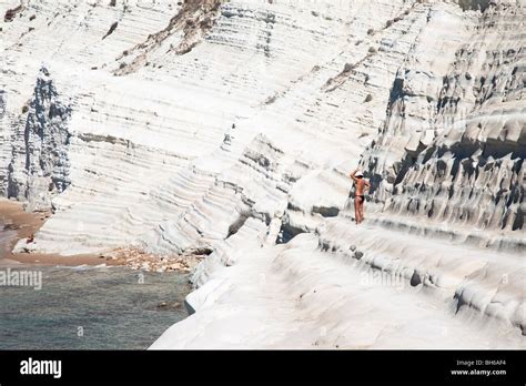 La Scala Dei Turchi Is A Type Of Scoglifero Cliff That Rises Above The Sea Along The Coast Of