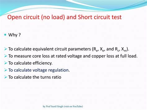 Transformer Open And Short Circuit Test Pdf