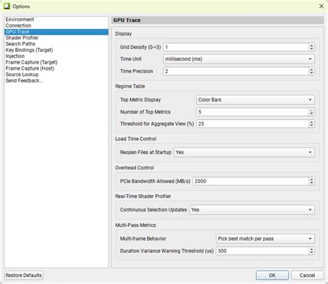 User Guide Nsight Graphics Documentation