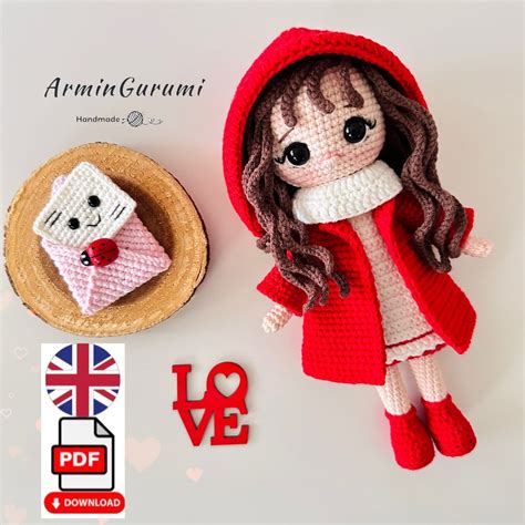 Scarlett Doll Amigurumi Pattern Crochet For A Doll Pdf Pattern
