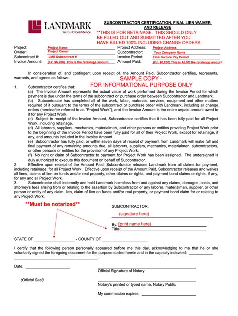 Final Lien Sub 3 2013doc Fill Out And Sign Online Dochub