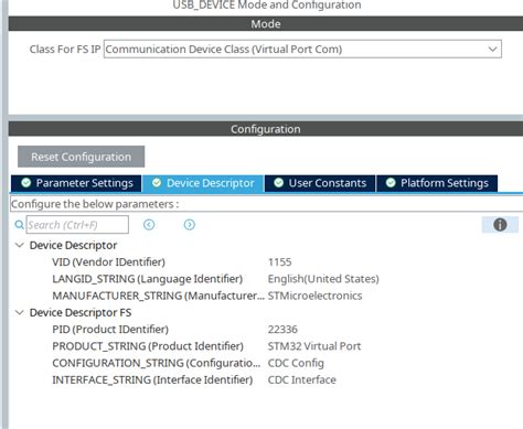 Solved Usb Cdc On Nucleo G491re Stmicroelectronics Community