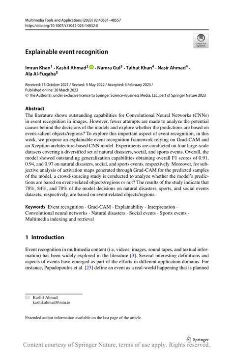 explainable event recognition request pdf