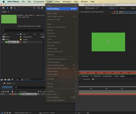 How To Quickly Change A Solid Color In After Effects How To Quickly Change A Solid Color In After Effects