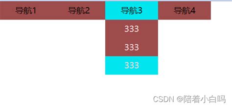 下拉菜单——jquerydivul实现水平下拉菜单jquery 水平菜单 Csdn博客