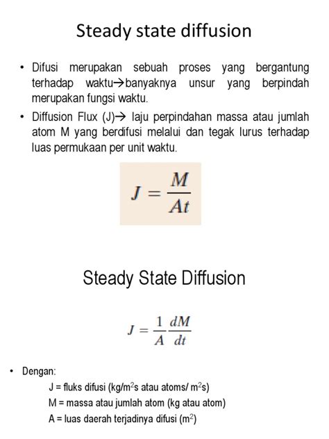 Steady State Diffusion