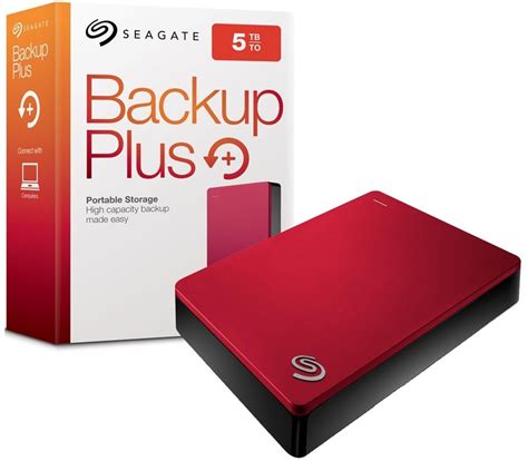 Seagate 5tb Backup Plus Portable 2 5 External Usb3 0 Hard Drive Red 3