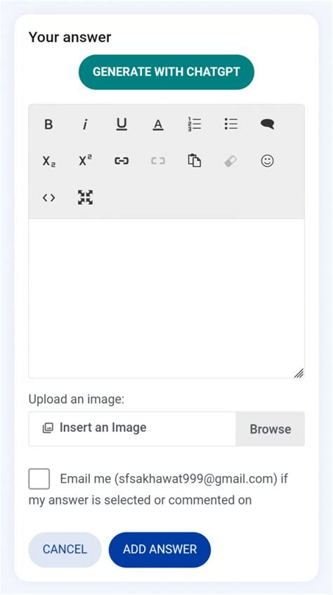 Update Chatgpt Answer Generator Question2answer Qanda