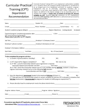 Fillable Online STEM OPT Checklist Online Application Pdf Fax Email Print PdfFiller