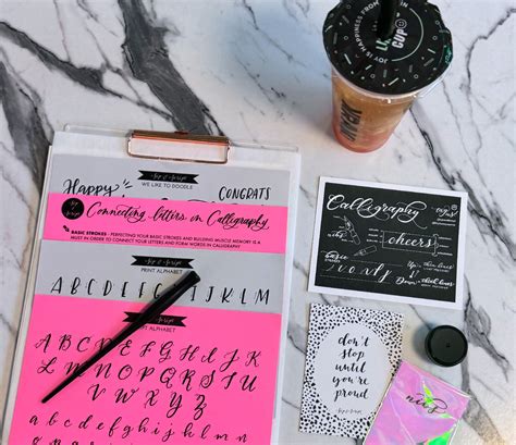 Modern Calligraphy For Beginners At Krak Boba Orlando Sip And Script