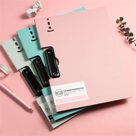 1 Pc A4 Document Folder File Folder Clip Board Top Clip Assorted Colors Frosted Shopee
