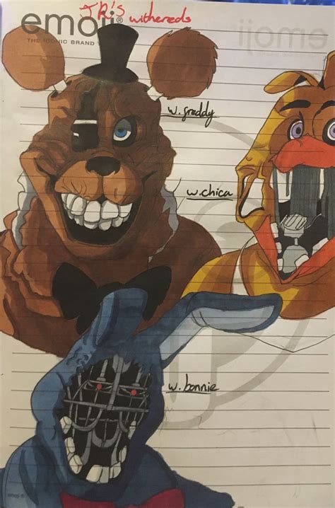 Withered Jr Doodles By Fyrezstorm On Deviantart