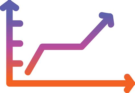 Rising Line Graph Vector Icon Design 15015368 Vector Art At Vecteezy