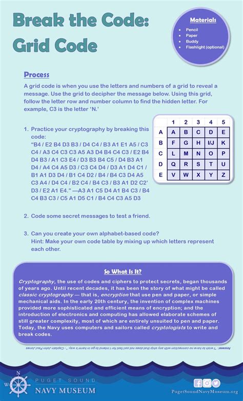 Grid Code Puget Sound Navy Museum