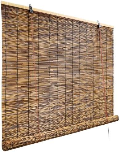 Roll Up Bamboo Shades Blinds For Patio Custom Sizeretro