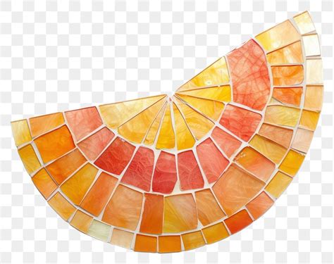 Mosaic Tiles Melon Pattern Circle Premium Png Rawpixel