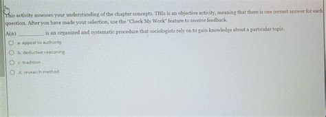 Solved Um This Activity Assesses Your Understanding Of The