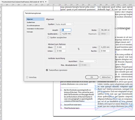 Solved Problem With Headings Spanning Columns And Footnot Adobe Community 13949868