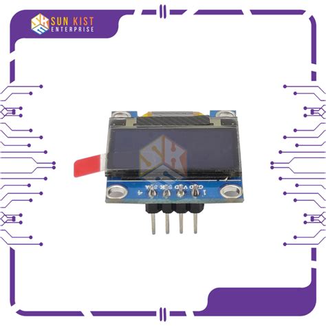 Oled Display Module Blue 096 Inch Oled Iic Serial White Oled Display