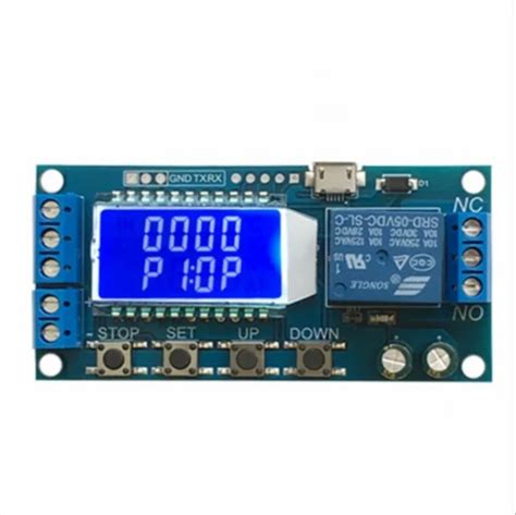 Xy Lj V Micro USB Digital LCD Display Time Delay Relay Module Control Timer Switch