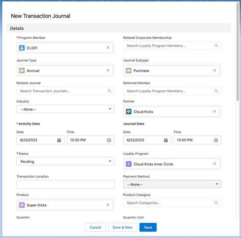 Process Transaction Journals Salesforce Trailhead