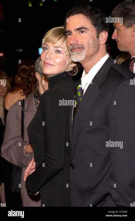 Los Angeles Ca March 01 2000 Actress Sharon Stone And Husband Phil Bronstein At The Los