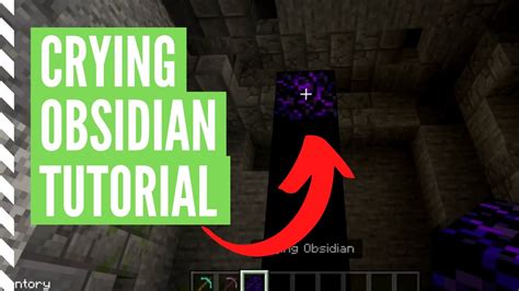 How Do You Make A Crying Obsidian Portal In Minecraft At Bernard Baril Blog