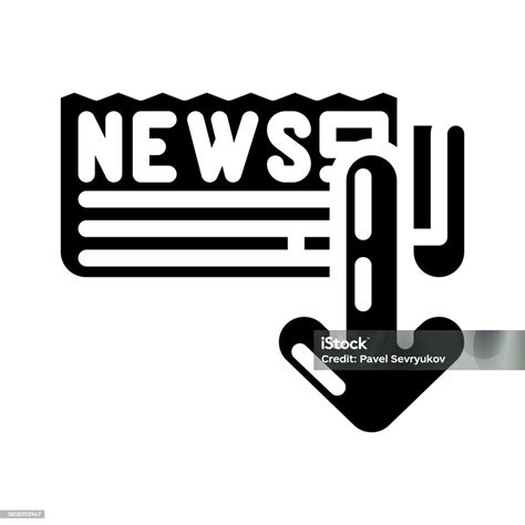 신문 다운로드 파일 글리프 아이콘 벡터 일러스트 레이 션 0명에 대한 스톡 벡터 아트 및 기타 이미지 0명 다운로드 데이터 Istock
