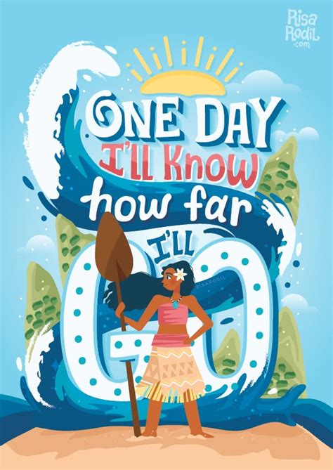 Hand Lettered Moana Posters Risa Rodil Disney Fun Disney Posters Disney Love