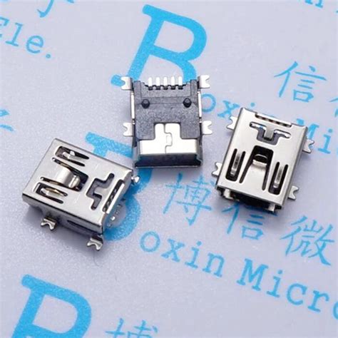 Aliexpress Com Buy PCS LOT PF Female Mini USB MINI Female Socket P SMD PIN Connector