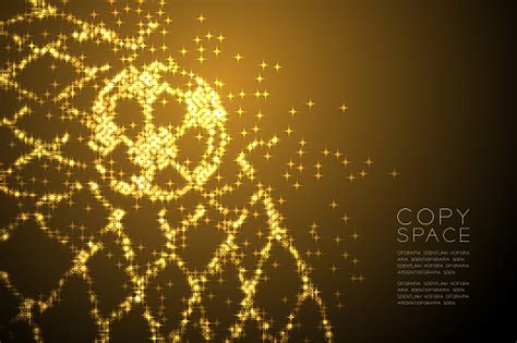 스포츠 컨셉 디자인 골드 컬러 그림 복사 공간 벡터 Eps 10 갈색 그라데이션 배경에 고립 된 추상 반짝 스타 패턴 축구 또는 축구 공을 목표 순간 형태로