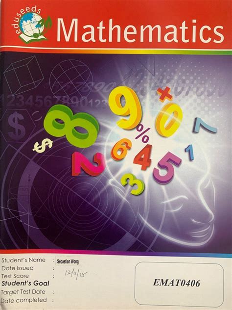 Mathematics Workbooks Hobbies And Toys Books And Magazines Assessment