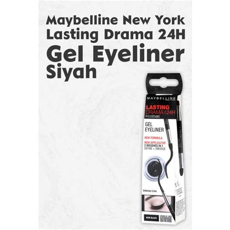 Maybelline New York Lasting Drama 24H Gel Eyeliner Siyah Fiyatı