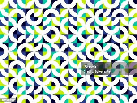 추상 벡터 기하학적 원활한 패턴 색상 간단한 기하학적 요소는 타일 배경 화면 또는 웹 사이트 배경을 반복 복고풍 스타일의 배경