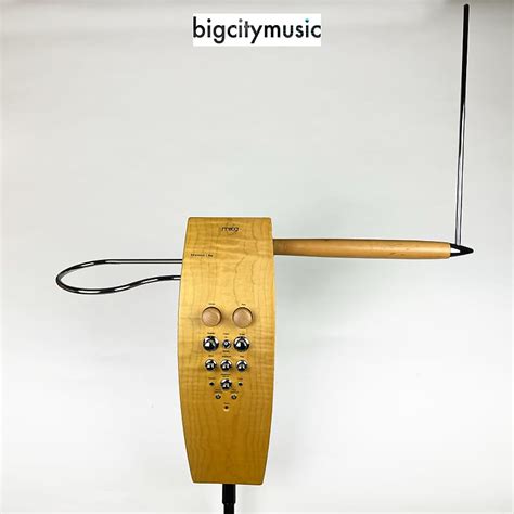 Moog Etherwave Pro Theremin Curly Maple Walnut Back Reverb