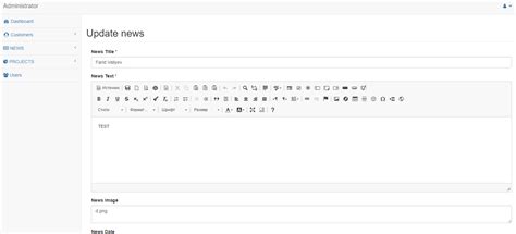Admin Panel Php For News Projects Customers For 15 Codeclerks