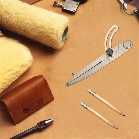 Buy Kindpma 8 Inch Compass Drawing 5 Pencil Professional Woodwork Compass Large Drawing Compass